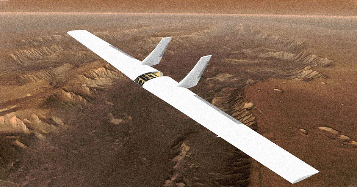Researchers Propose An Inflatable Sailplane to Explore Mars