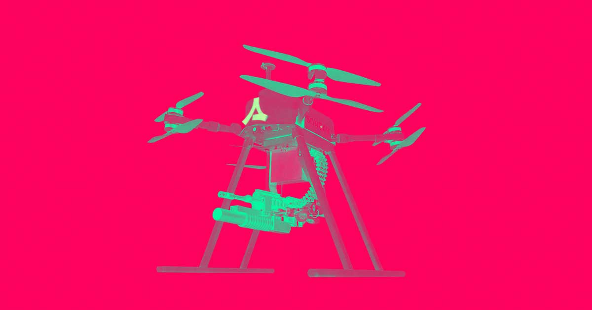 Middle Eastern Nation First to Buy Drone Armed With Machine Gun