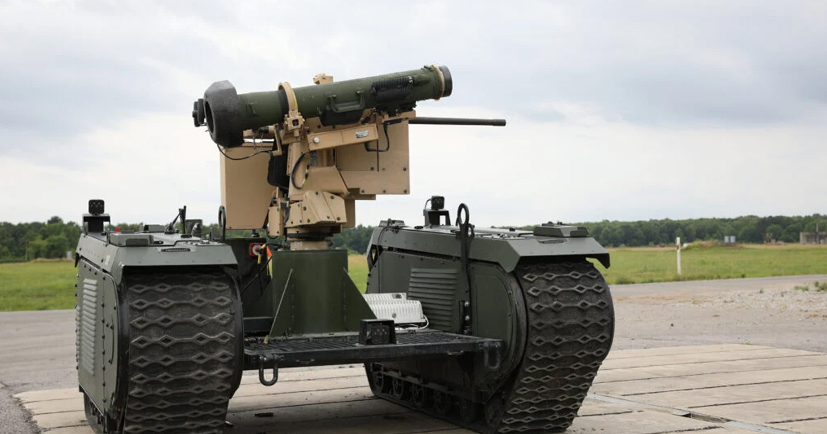 US Army Readies Robot Tanks Fitted With Chainguns, Missile Launchers