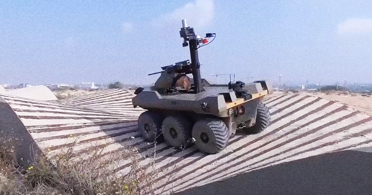 Israel Sends Robots Armed with Machine Guns to Palestinian Border