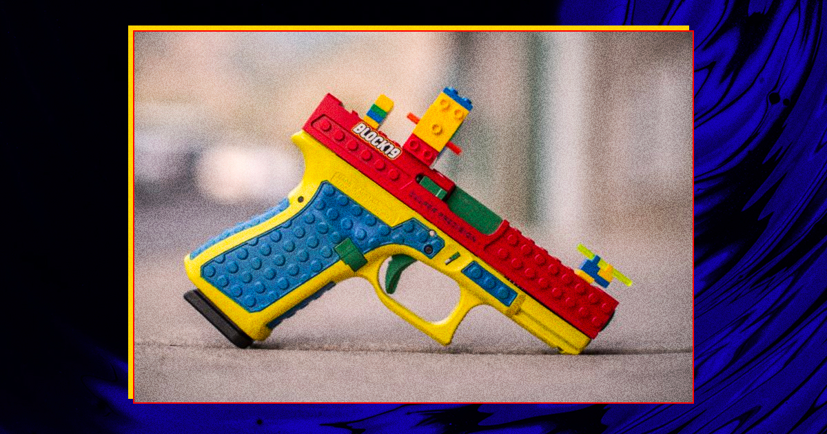 Utah Gun Shop Sells Handguns Covered in Legos | Futurism