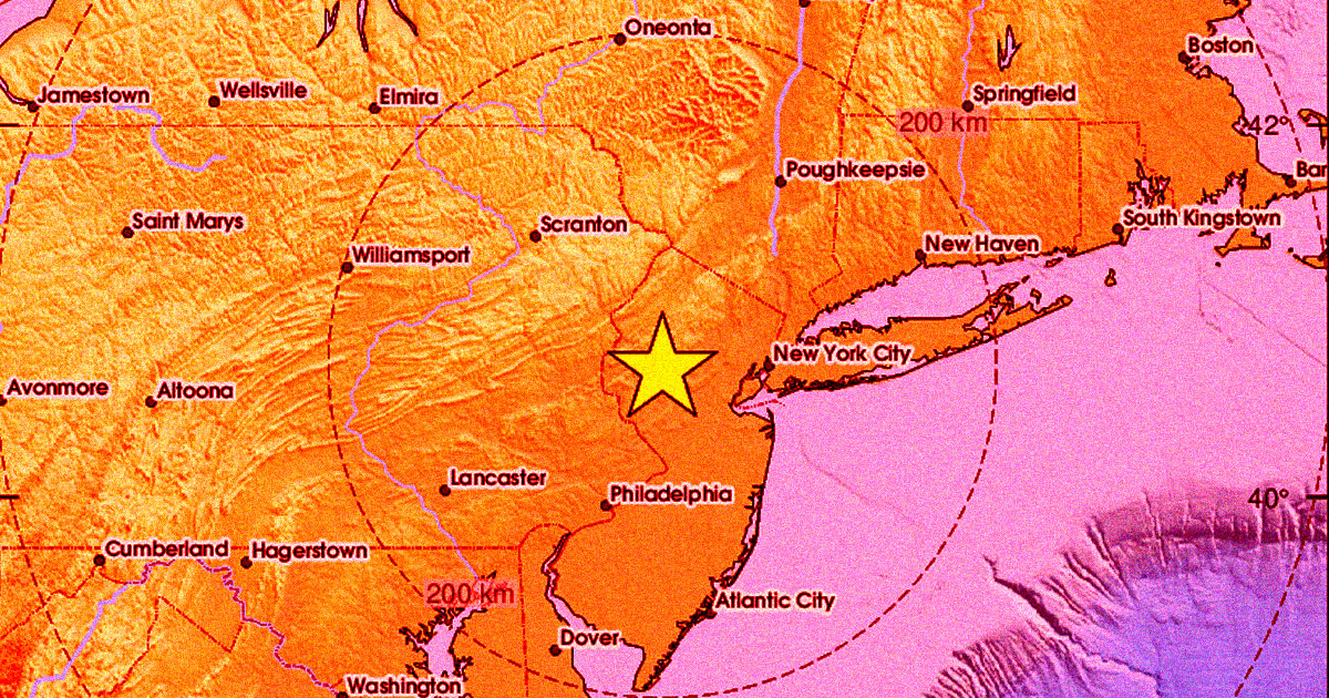 Earthquake Rattles New York City, Eastern United States