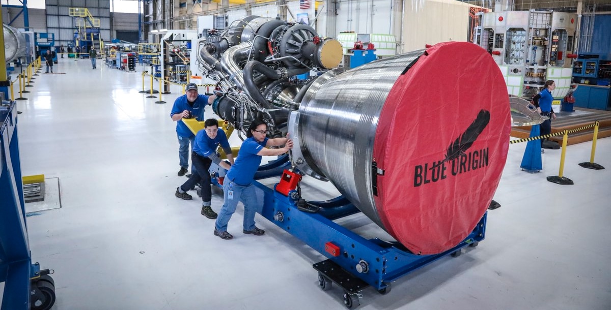 SpaceX Competitor Blue Origin Reveals Its Massive New Rocket Engine