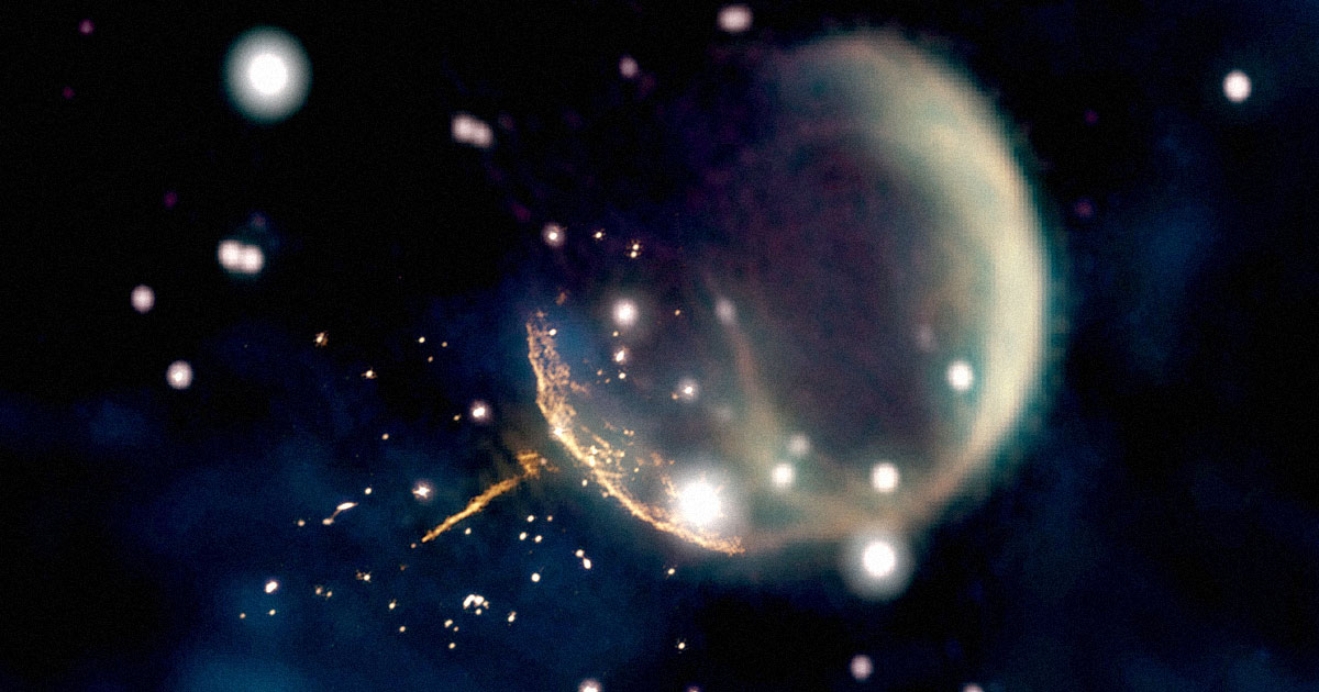 Collapsed Star Proves Another of Einstein's Theories