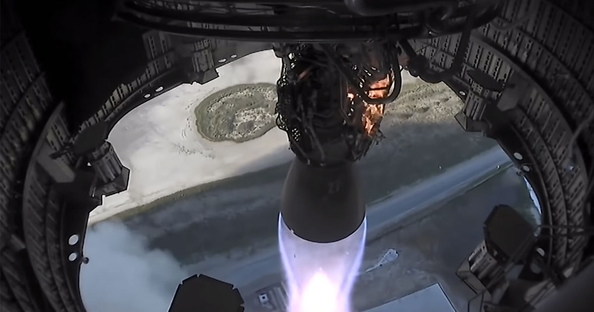 Watch SpaceX's Epic Starship Test Flight From Inside the Giant Rocket