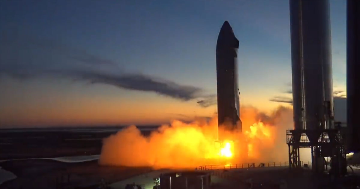 SpaceX Loading Huge Amount of Rocket Fuel at Starship Launch Site