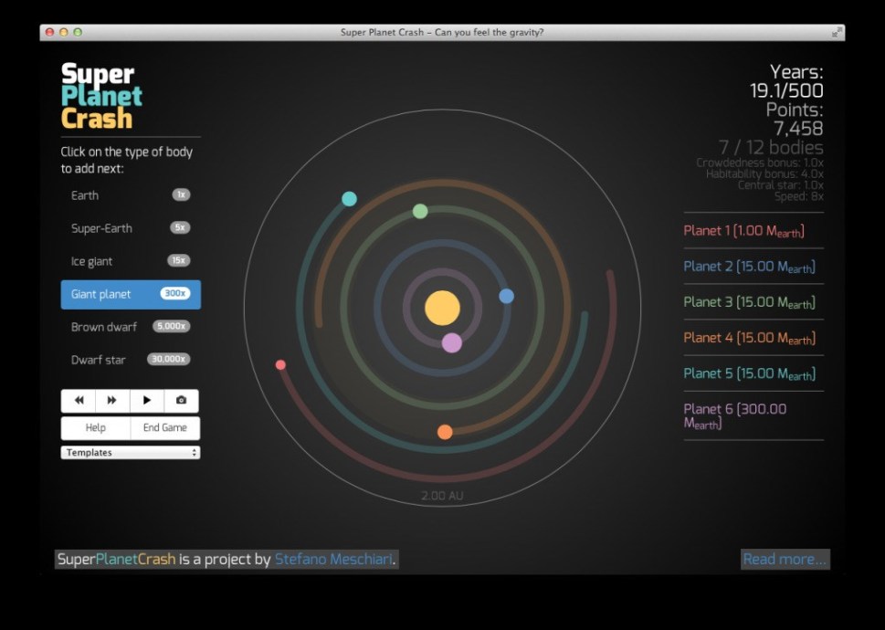 Try to Build a Stable Solar System: Orbital Physics and World Making