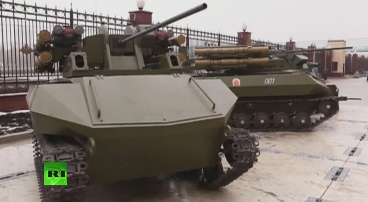Russia experiments with autonomous military robot squadrons