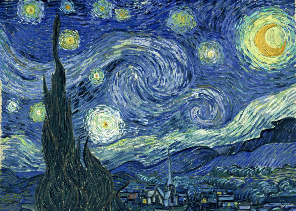 The Mathematics in Van Gogh's Most Famous Painting, 'Starry Night'
