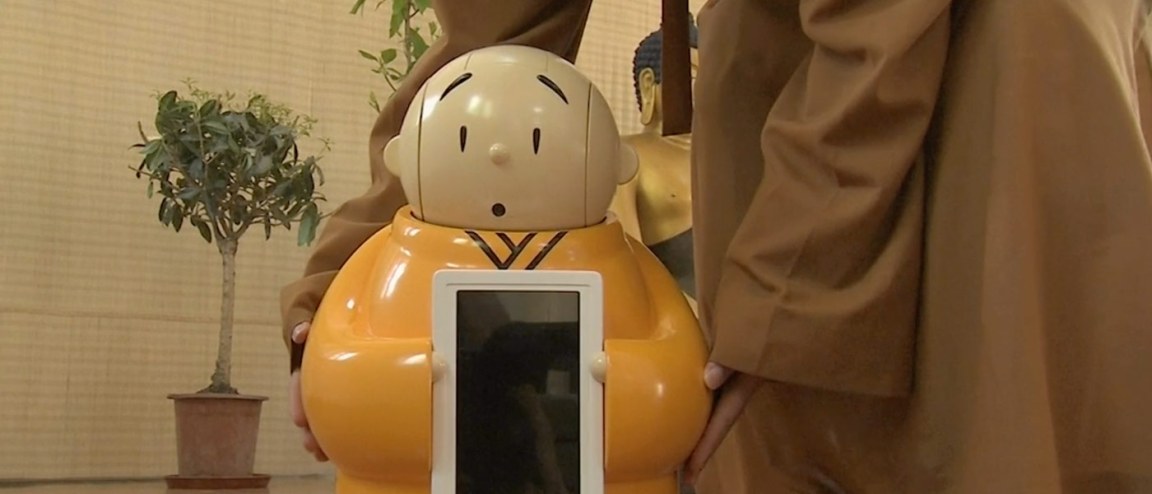 A Robotic Monk is Spreading Buddhist Teachings and Answering Questions ...