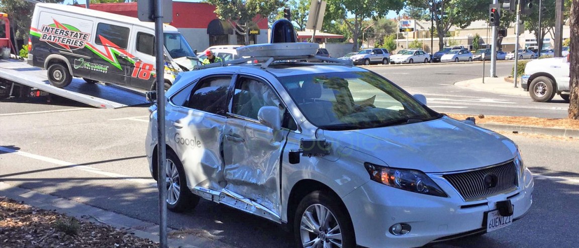 Google's Self-Driving Car Sustains Major Damage in Worst Crash To Date
