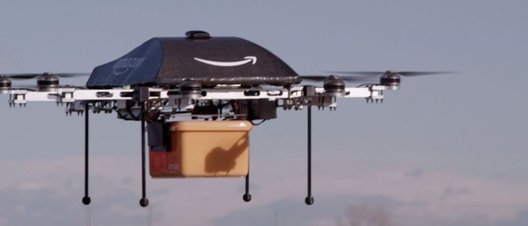 Get Your First Look at Amazon's New Delivery Drones