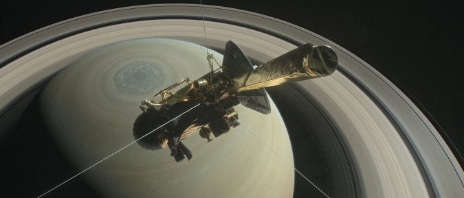 No Turning Back: NASA's Cassini Probe Completes Its First Dive Into ...