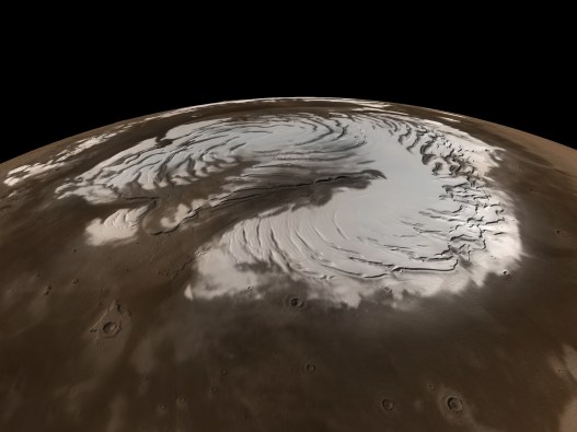 New Research Shows Mars Experiences Violent Snowstorms
