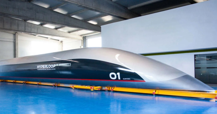 The First Full-Scale Hyperloop Passenger Capsule Has Arrived