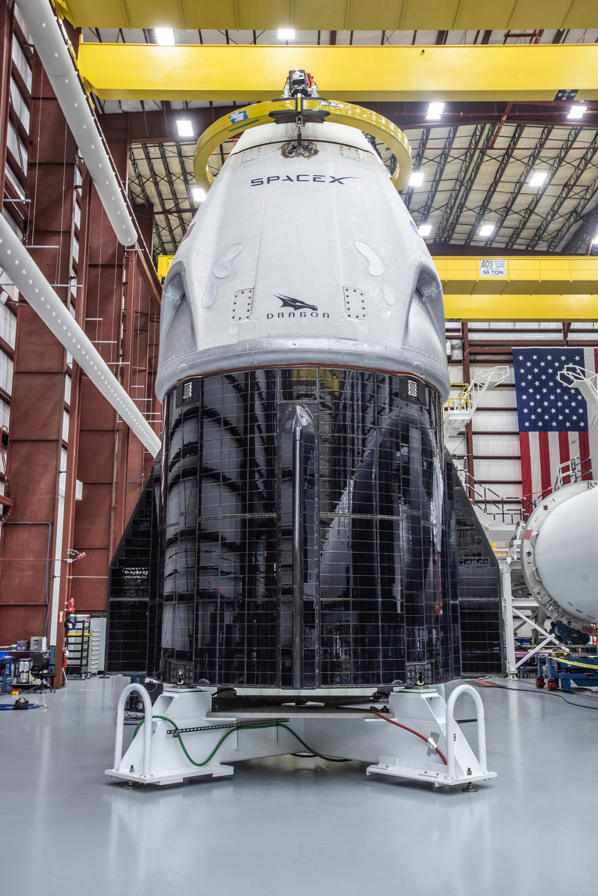 SpaceX's Reusable Dragon 2 Crew Capsule Is Covered in Solar Panels