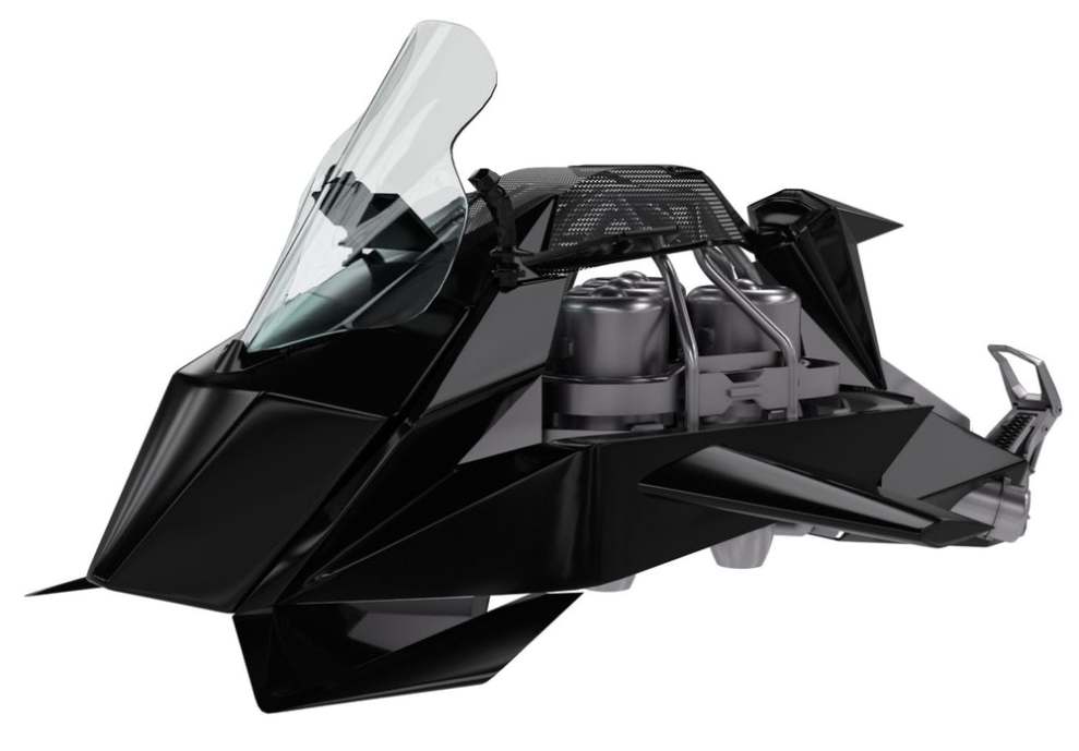 This Jet-Powered Flying Motorcycle Is a Cyberpunk Dream Come True