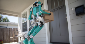This Two-Legged Robot Will Deliver Packages via Self-Driving Fords