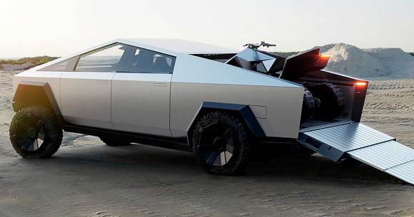 Tesla's "Blade Runner" Cybertruck Is an Absolute Monstrosity