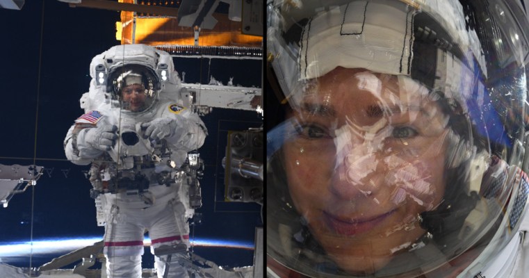 NASA Astronaut Snaps Epic Selfie in Space Station Reflection