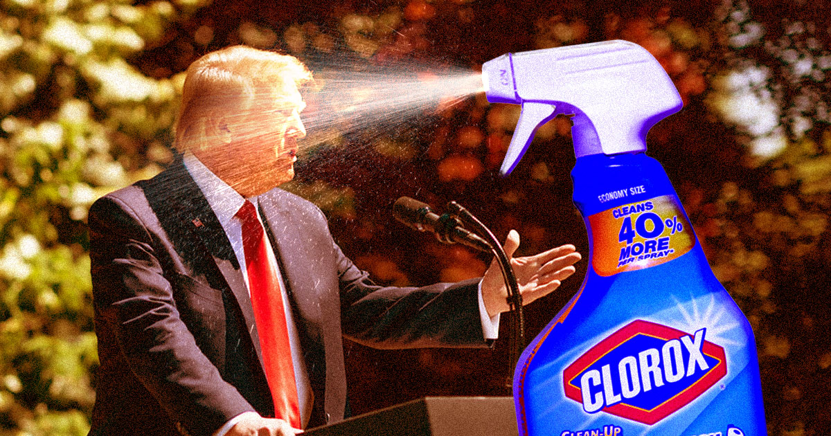 Trump Suggests Injecting COVID Patients With Disinfectant, UV Light