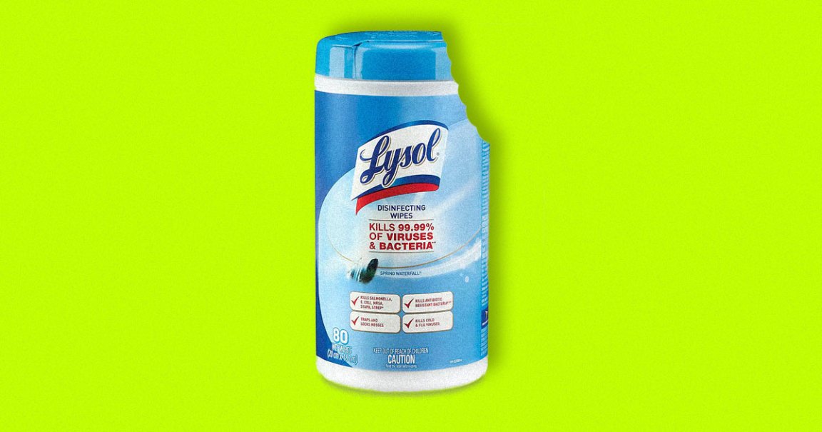 Lysol Begs Customers Not to Drink Its Cleaning Products