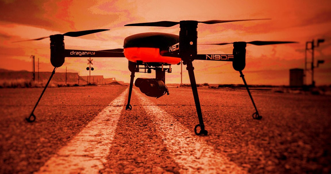 US Police Testing "Pandemic Drones" That Monitor Social Distancing