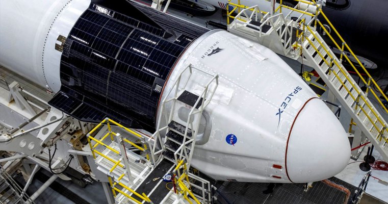 Watch SpaceX’s Crew Dragon Dock With the ISS