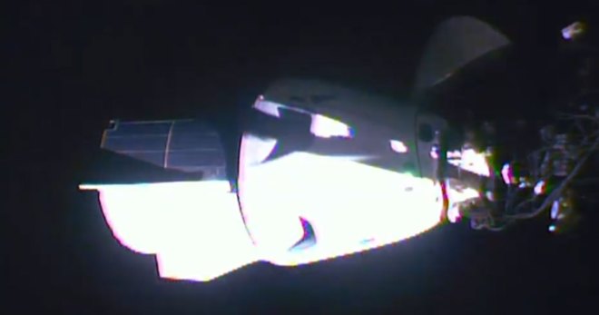 Watch SpaceX’s Crew Dragon Dock With the ISS
