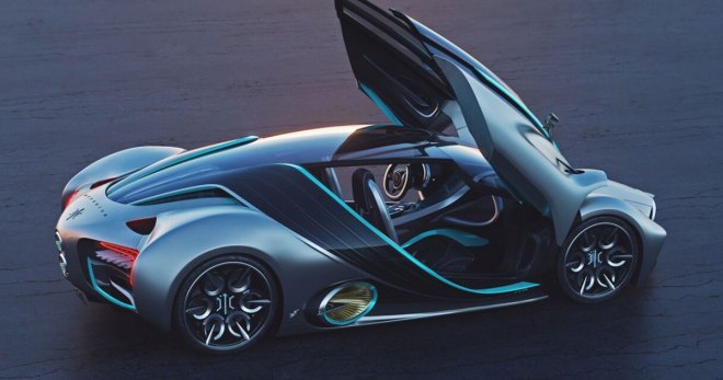 This Beast of a Hydrogen-Powered Hypercar Has a 1,000 Mile Range