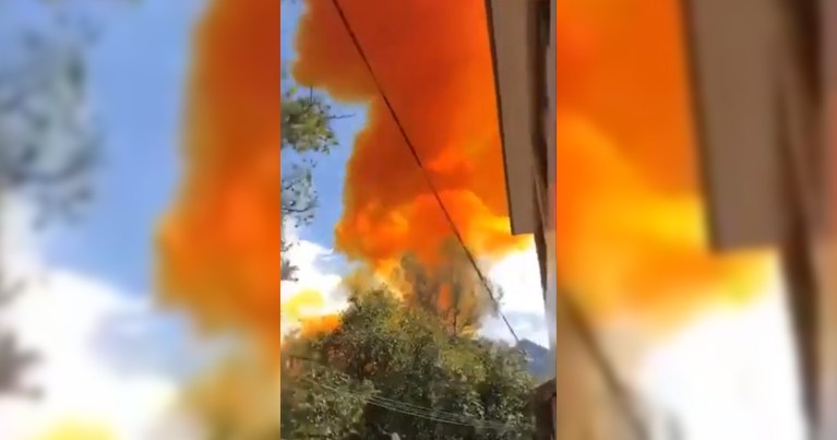 Large Chunk of Chinese Rocket Comes Crashing Down, Lodges in Field