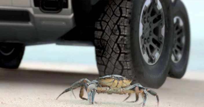 Watch the Much-Hyped All-Electric Hummer "Crabwalk" In a New Video