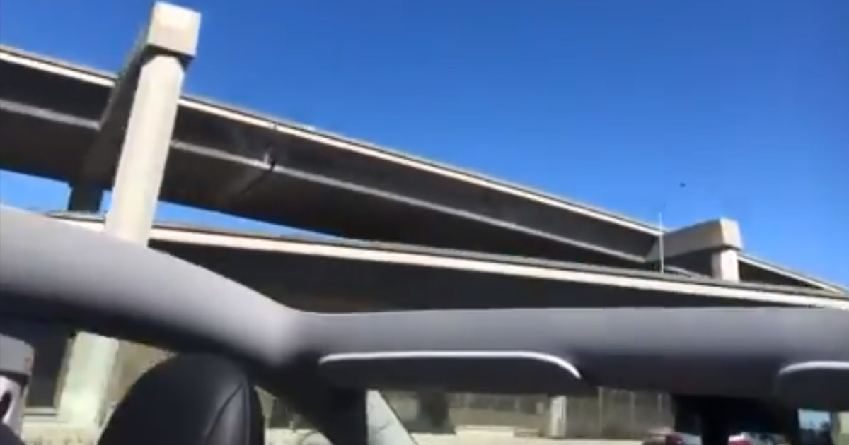 Tesla's Roof Flies Off While Driving Home From Dealership