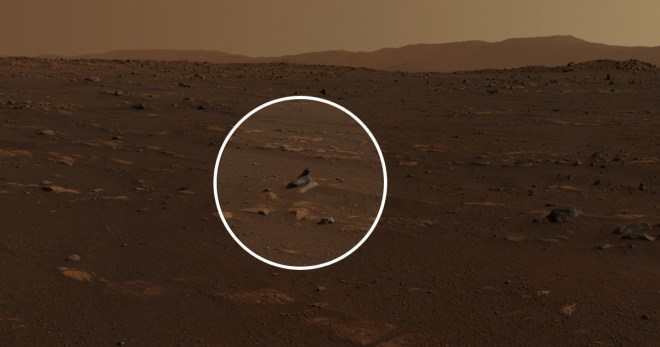 Scientists Attempt to Explain Mars Rock With Hole Straight Through It