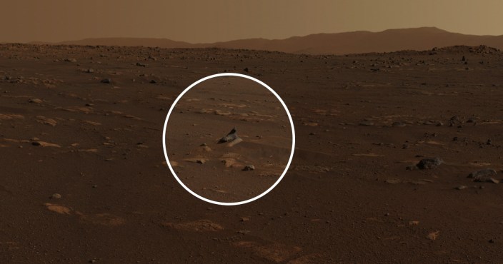 Scientists Attempt to Explain Mars Rock With Hole Straight Through It