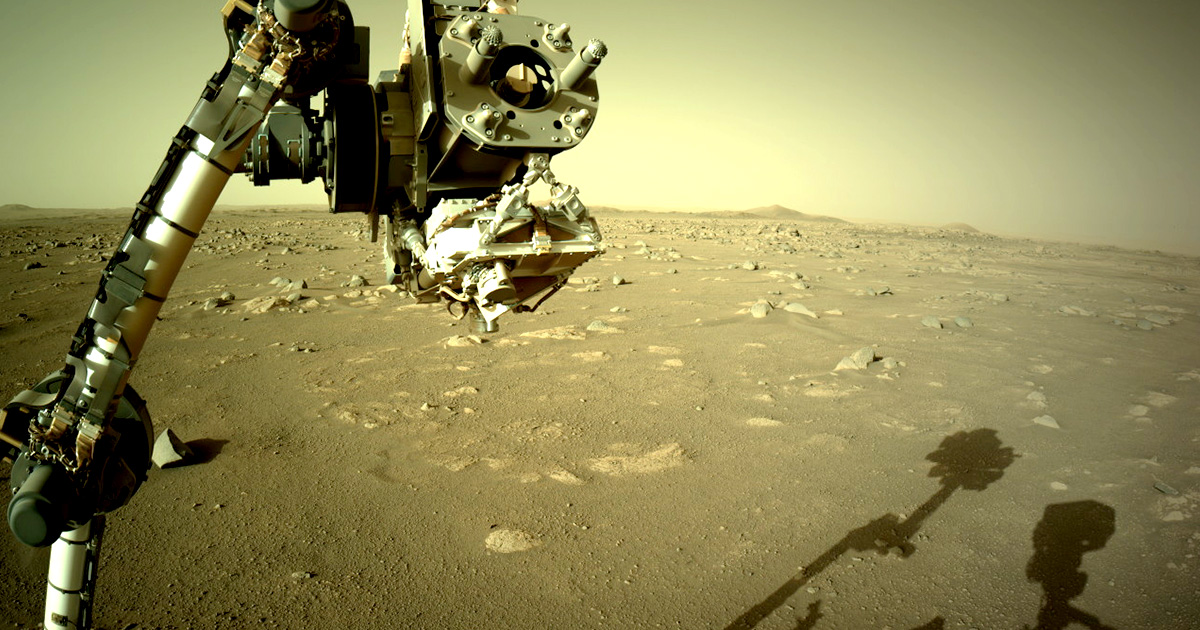 NASA's New Rover Just Shot a Rock With Its Laser