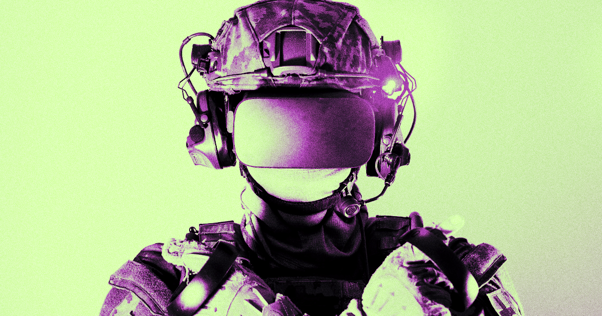 British Soldiers Training for Combat in Virtual Reality