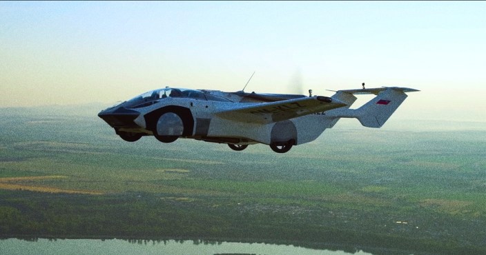 Car With Pop-Out Wings Aces Test Flight