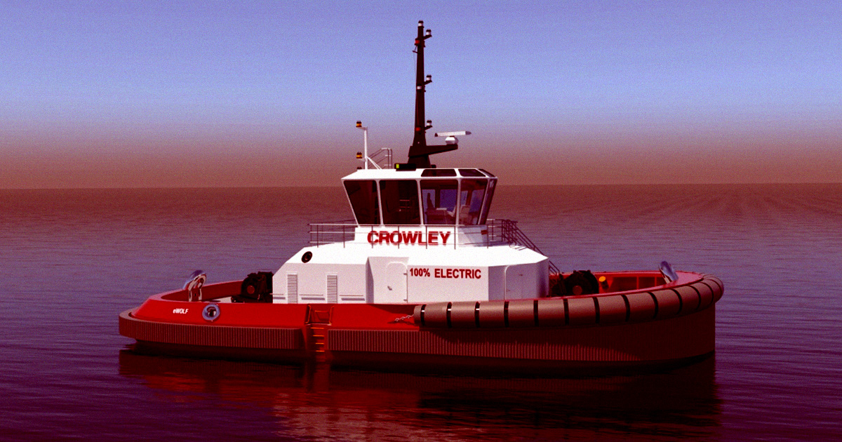 This Fully Electric Tugboat Will Have Absolutely Massive Battery Packs