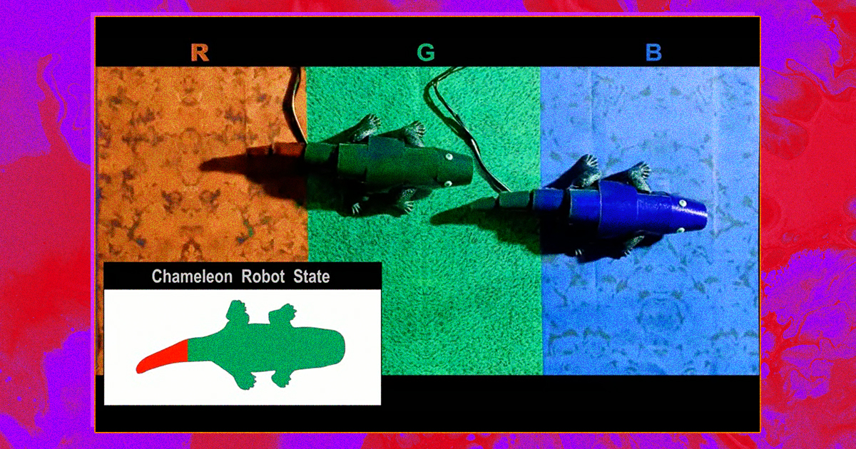 Scientists Create Chameleon Robot That Can Blend in With Its Surroundings