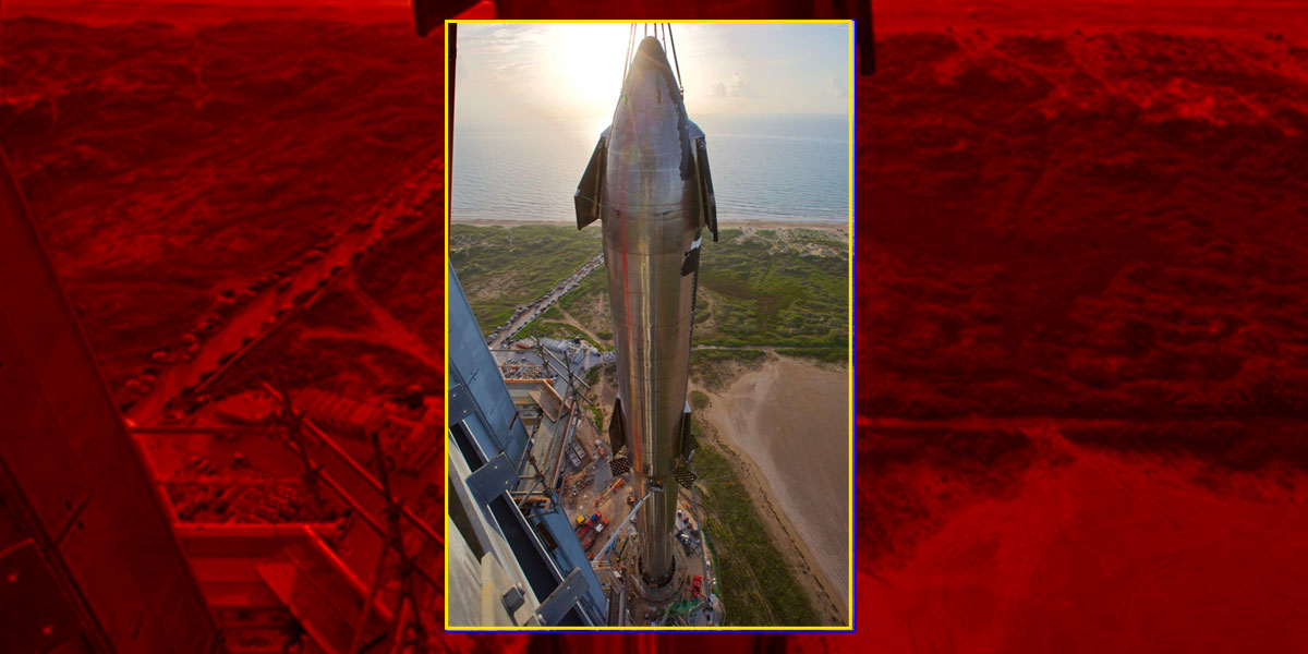 SpaceX Just Mounted Starship on Top of the Super Heavy Booster