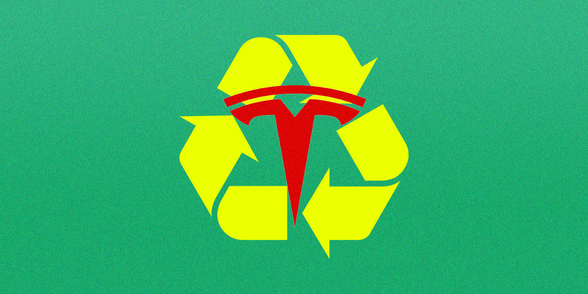 Tesla Claims It Can Now Recycle 92 Percent of Raw Materials from Batteries