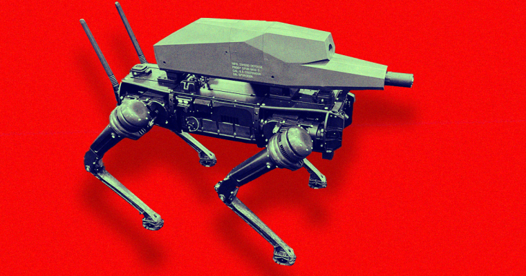 Experts Shocked by Military Robodog With Sniper Rifle Attachment
