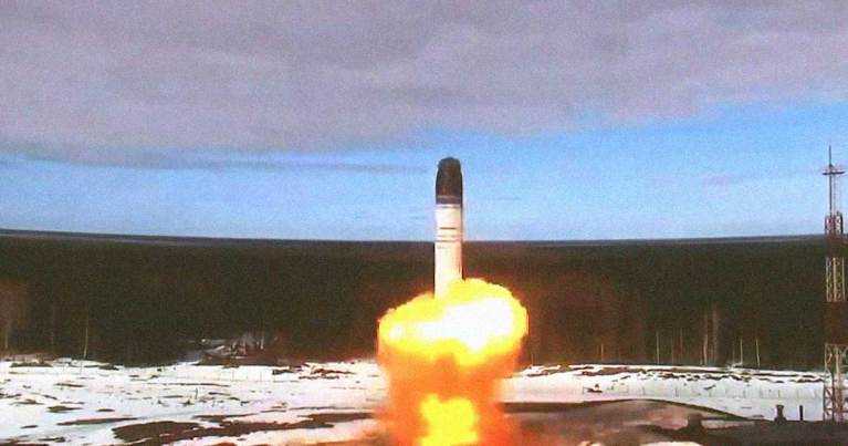 Putin Brags That "Satan II" Nuclear Missile Almost Ready for Launch
