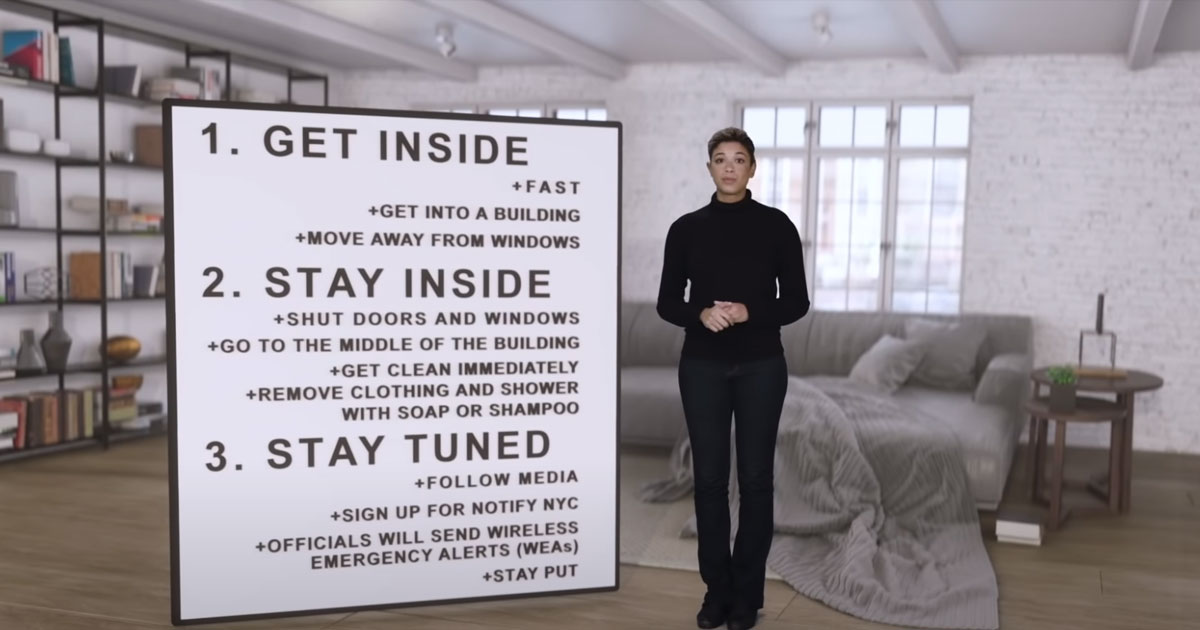 NYC Issues PSA on How to Survive Nuclear Attack