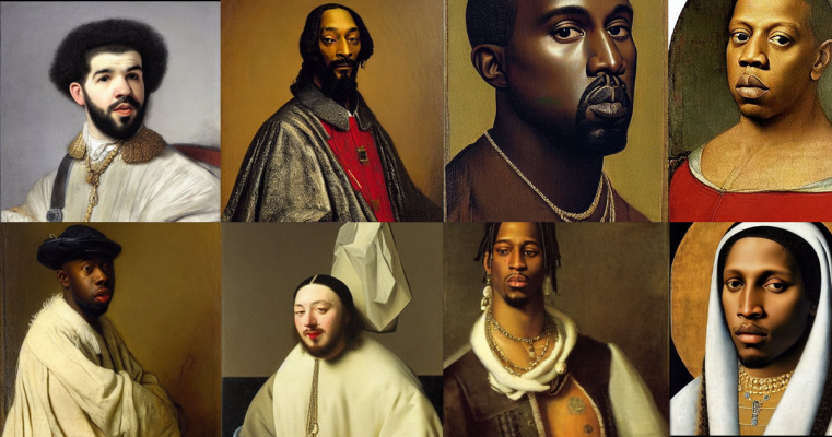 These AI-Generated Renaissance-Style Portraits of Modern Day Rappers ...