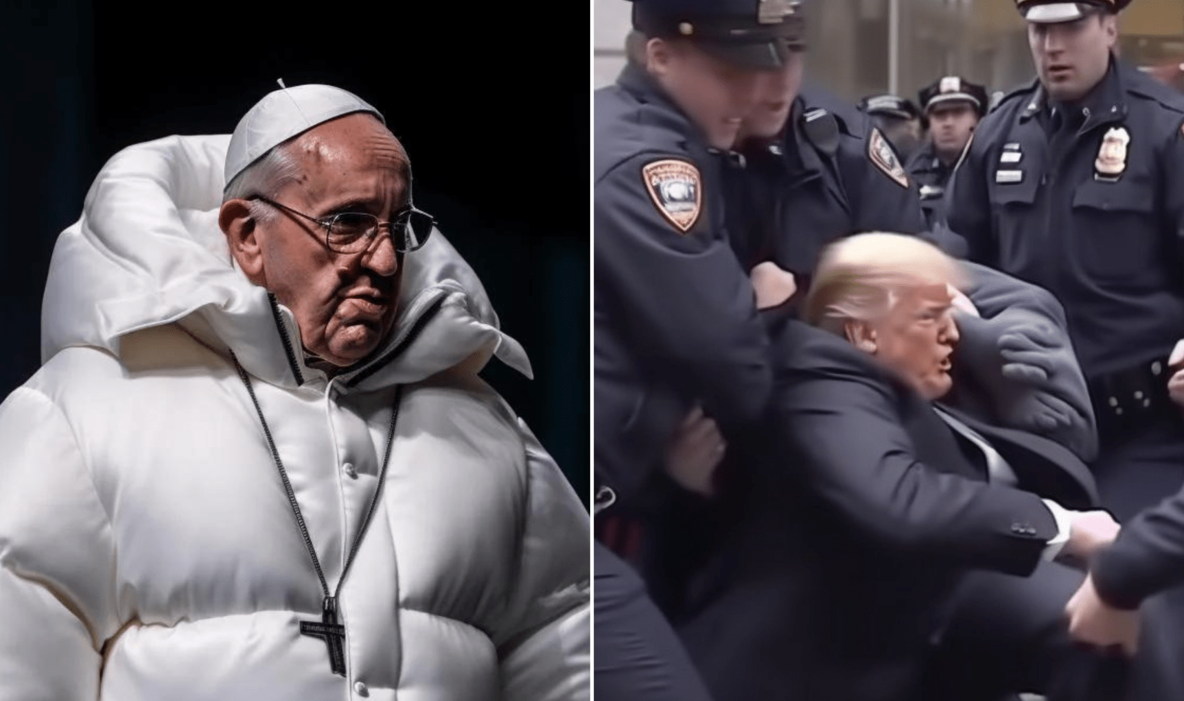 That Viral Image of the Swagged Out Pope Is an AI Fake, Dummies
