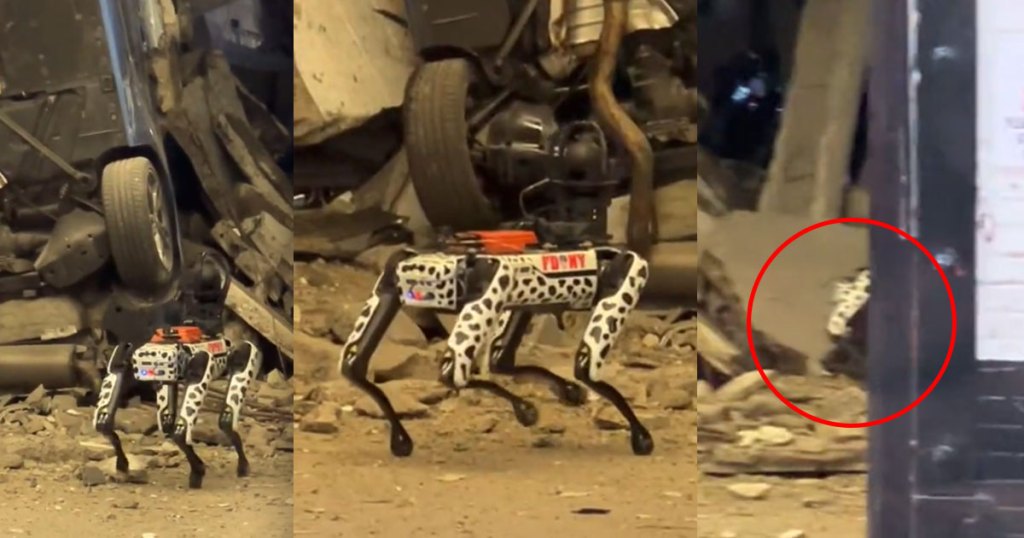 $75,000 NYPD Robodog Goes to Work, Falls Over Almost Immediately