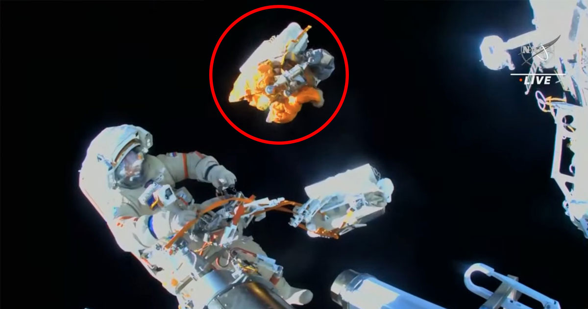 Cosmonauts Caught Littering Directly Into Space During Spacewalk