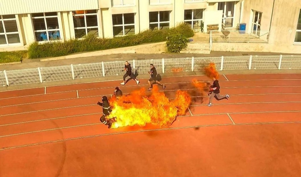 Man Sets Record for Fastest Run While on Fire